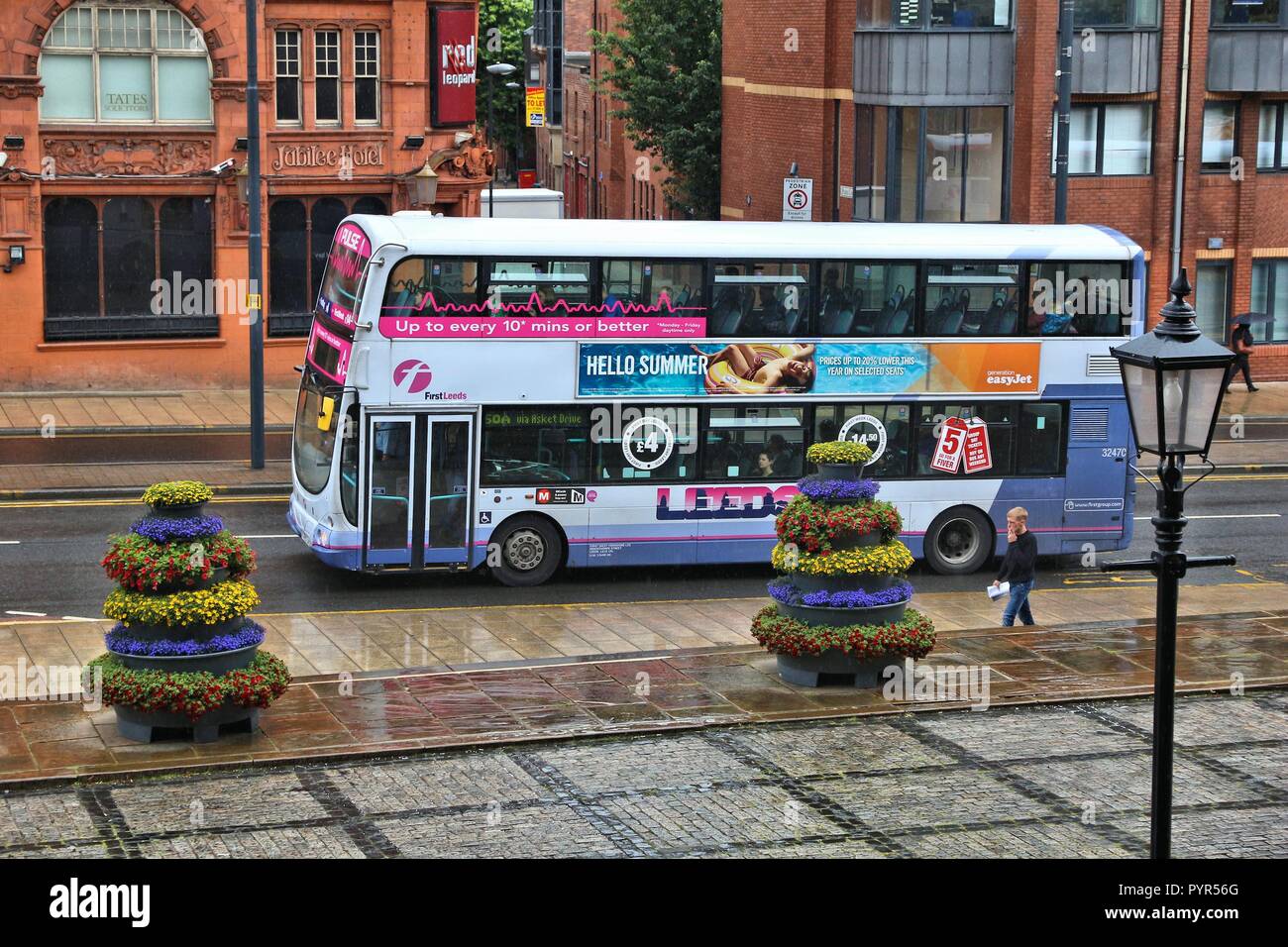 First leeds bus double decker hi-res stock photography and images - Alamy