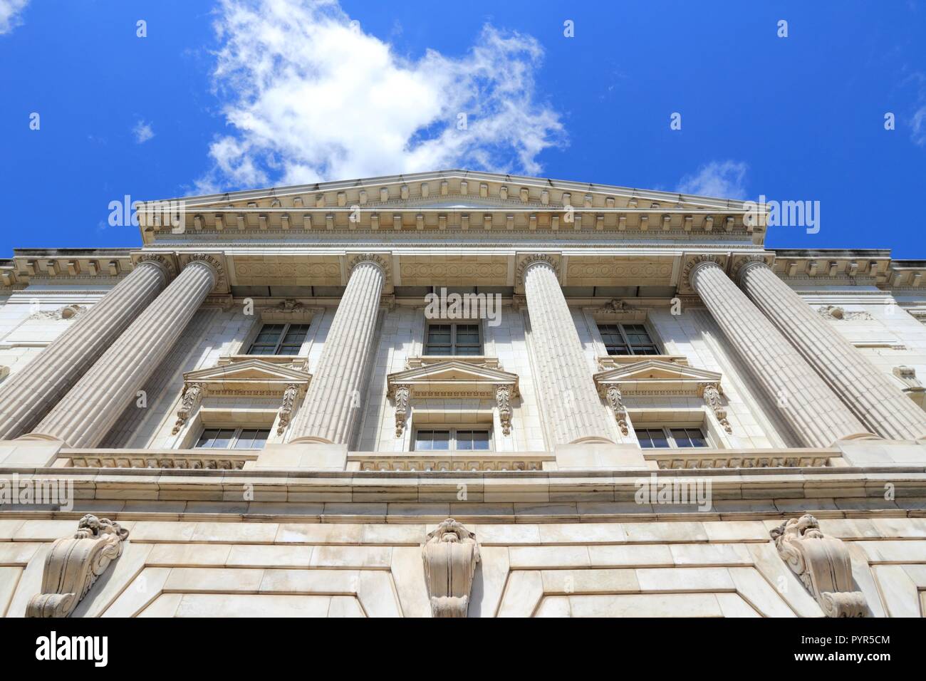 Washington DC, capital city of the United States. Government building ...