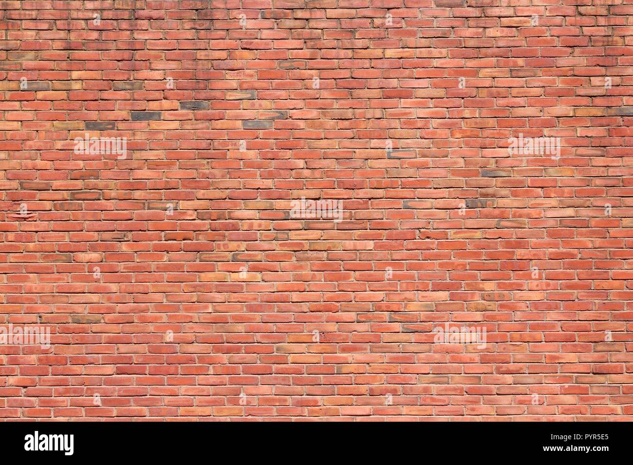 Red brick wall texture. Building architecture background Stock Photo ...