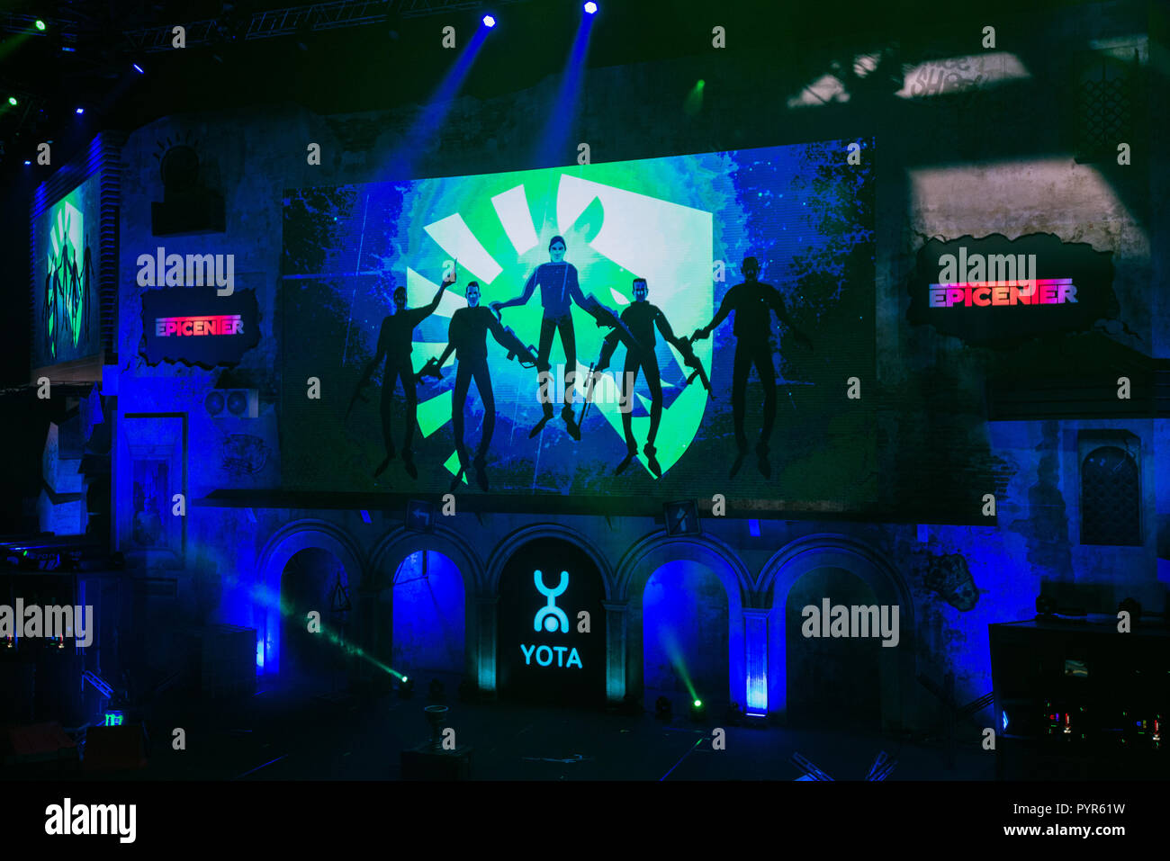 MOSCOW, RUSSIA - OCTOBER 27 2018: EPICENTER Counter Strike: Global ...