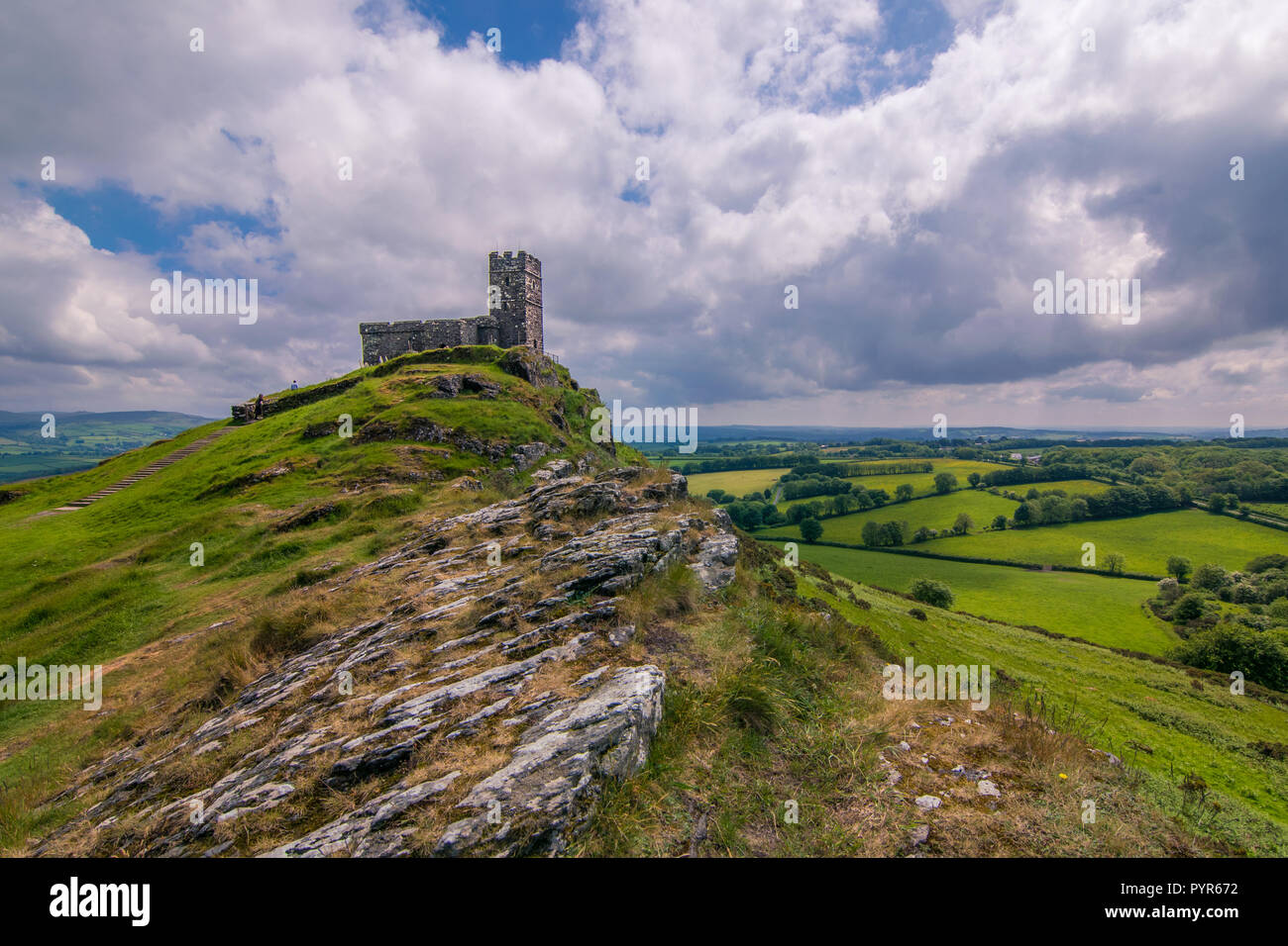Brentor Church, Dartmoor, UK 2018 05 27 Stock Photo - Alamy