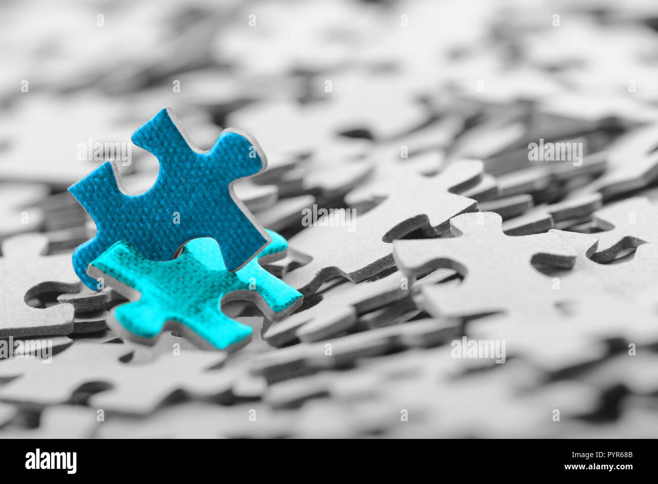 pieces of a puzzle Stock Photo - Alamy