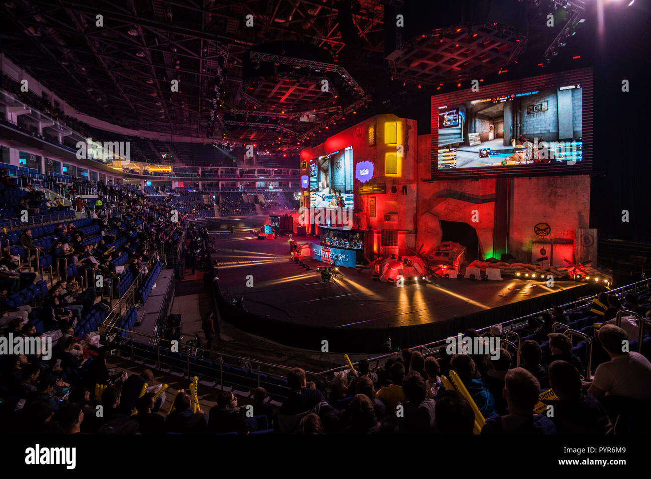 MOSCOW, RUSSIA - OCTOBER 27 2018: EPICENTER Counter Strike: Global ...