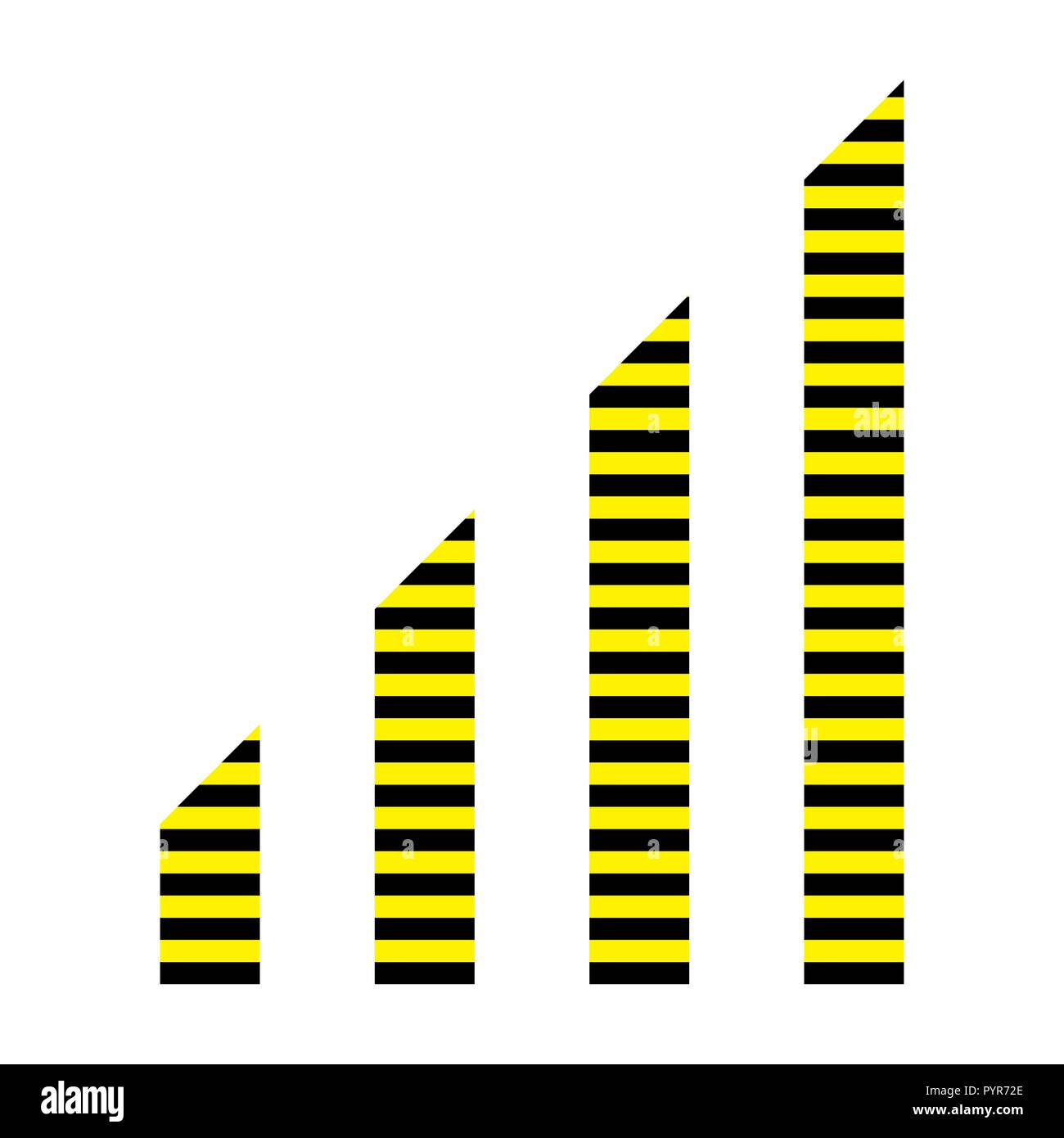 Levels icon vector isolated on white background, vector and ...
