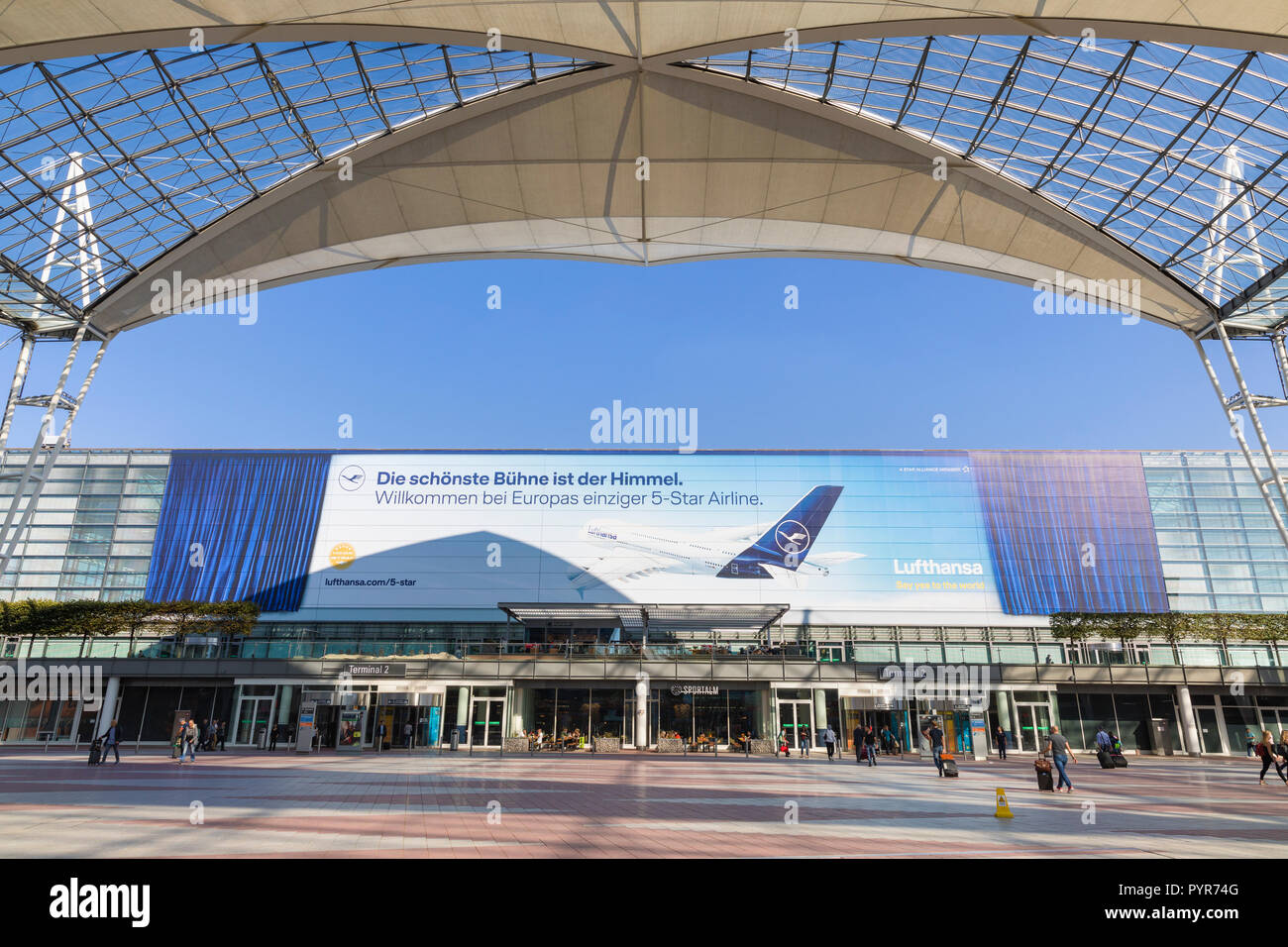 Munich (Munchen) International Airport in Munich, Germany Stock Photo ...