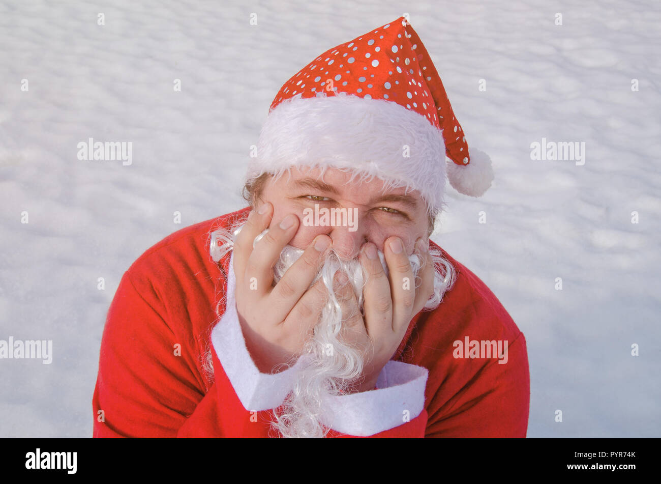Fat santa outfit hi-res stock photography and images - Alamy