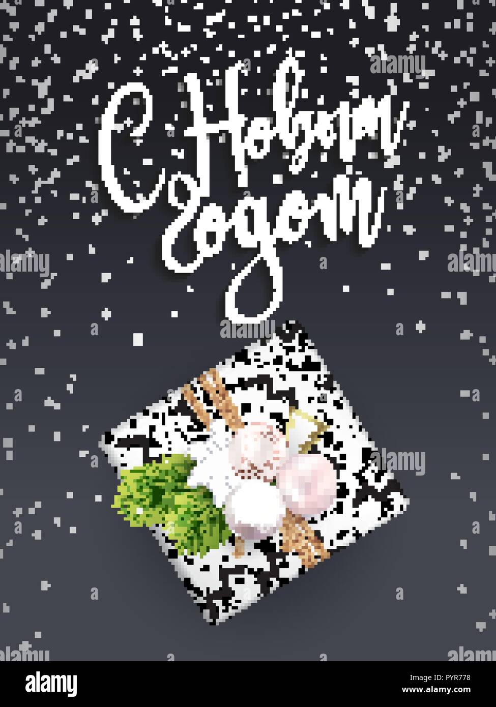 New year banner toys Stock Vector Images - Alamy