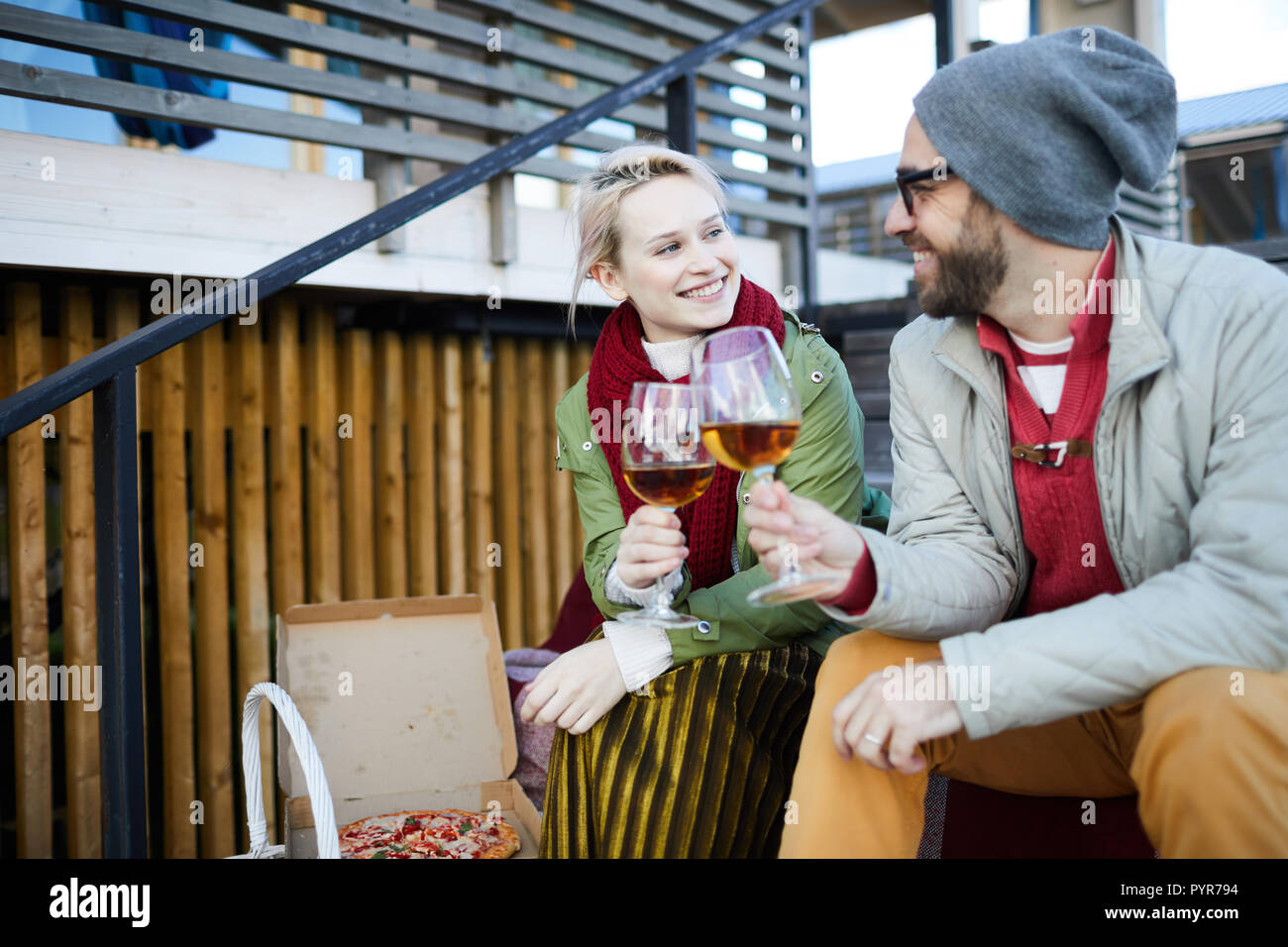 Romantic Outdoor Date Stock Photo - Alamy