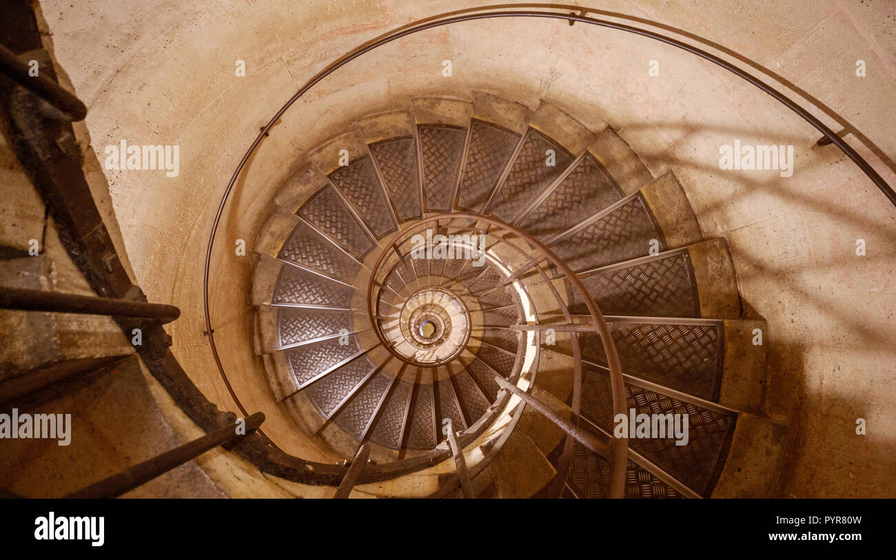 Concrete stairs metal rails inside hi-res stock photography and images ...