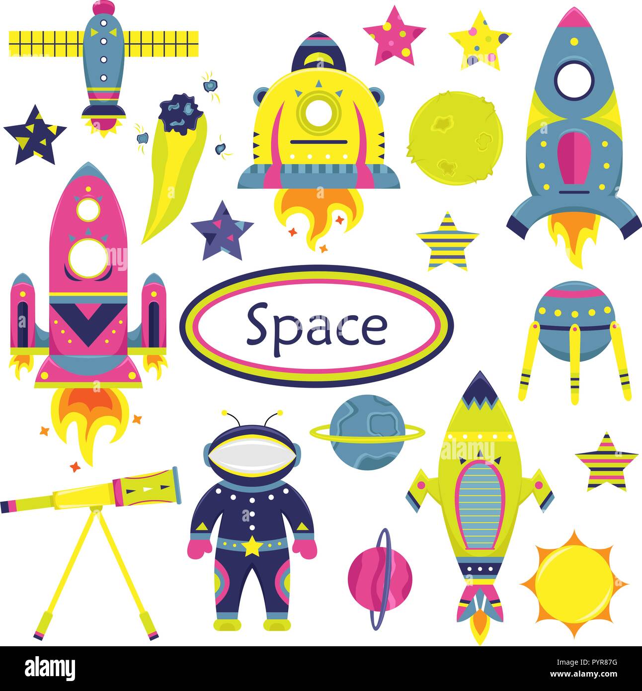 Cartoon Planets High Resolution Stock Photography and Images - Alamy