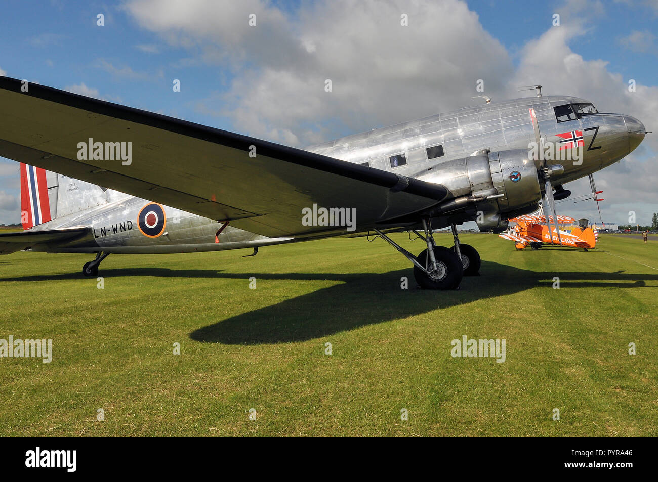 Douglas DC-3 of Dakota Norway, a Norwegian non-profit foundation which ...