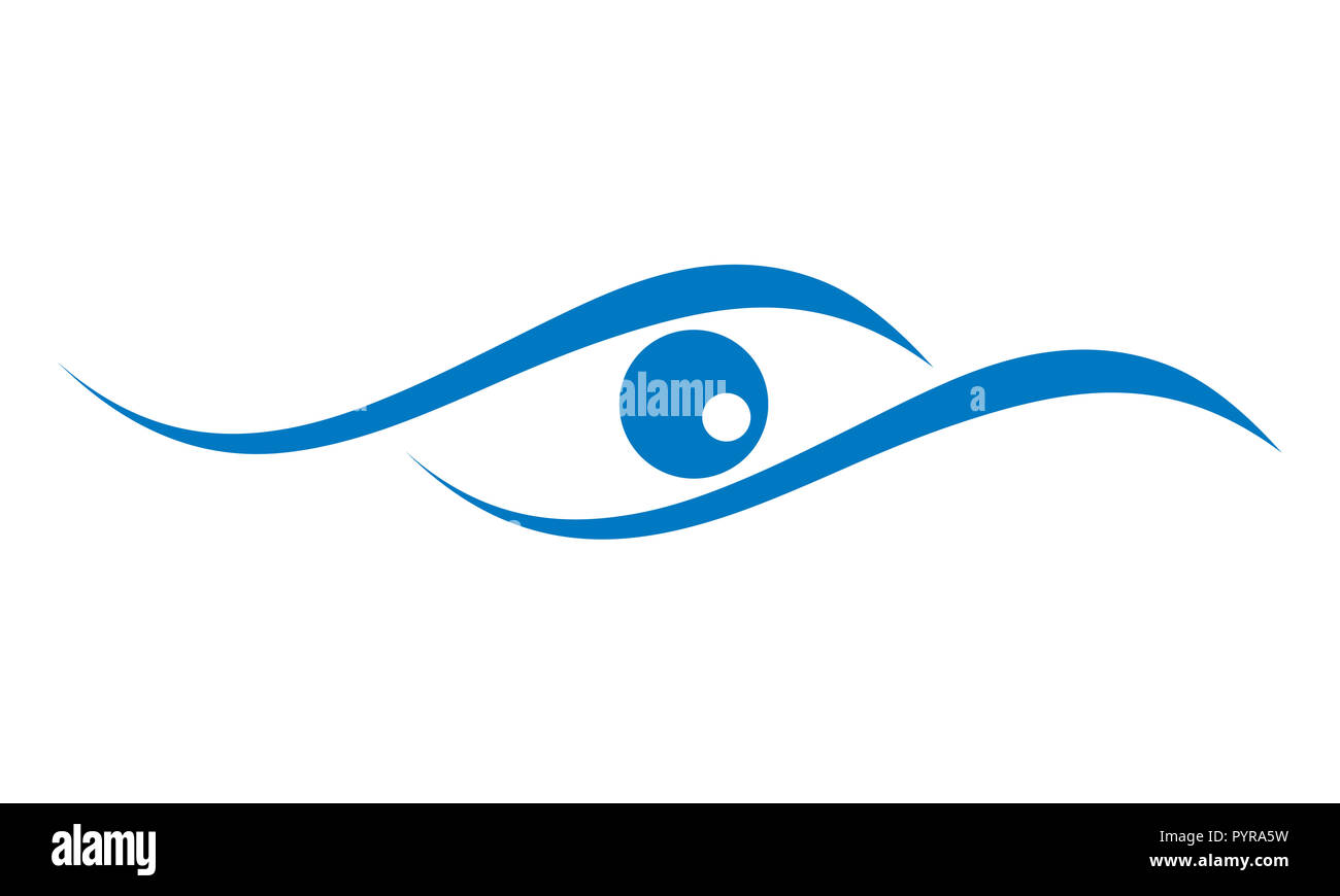 eye logo for ophthalmology clinic vector illustration isolated on white ...