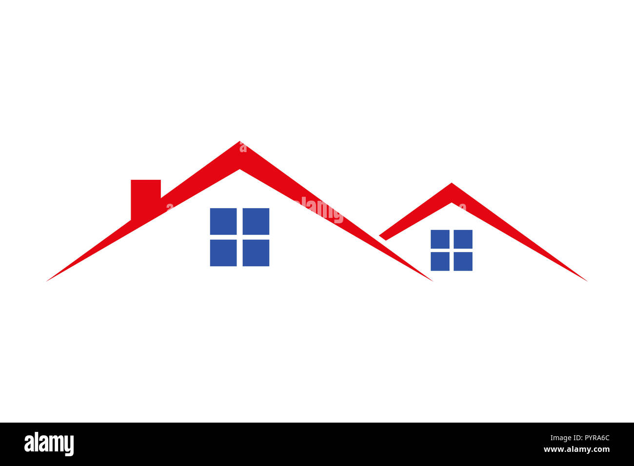 logo house for sale rental or home ownership vector illustration ...