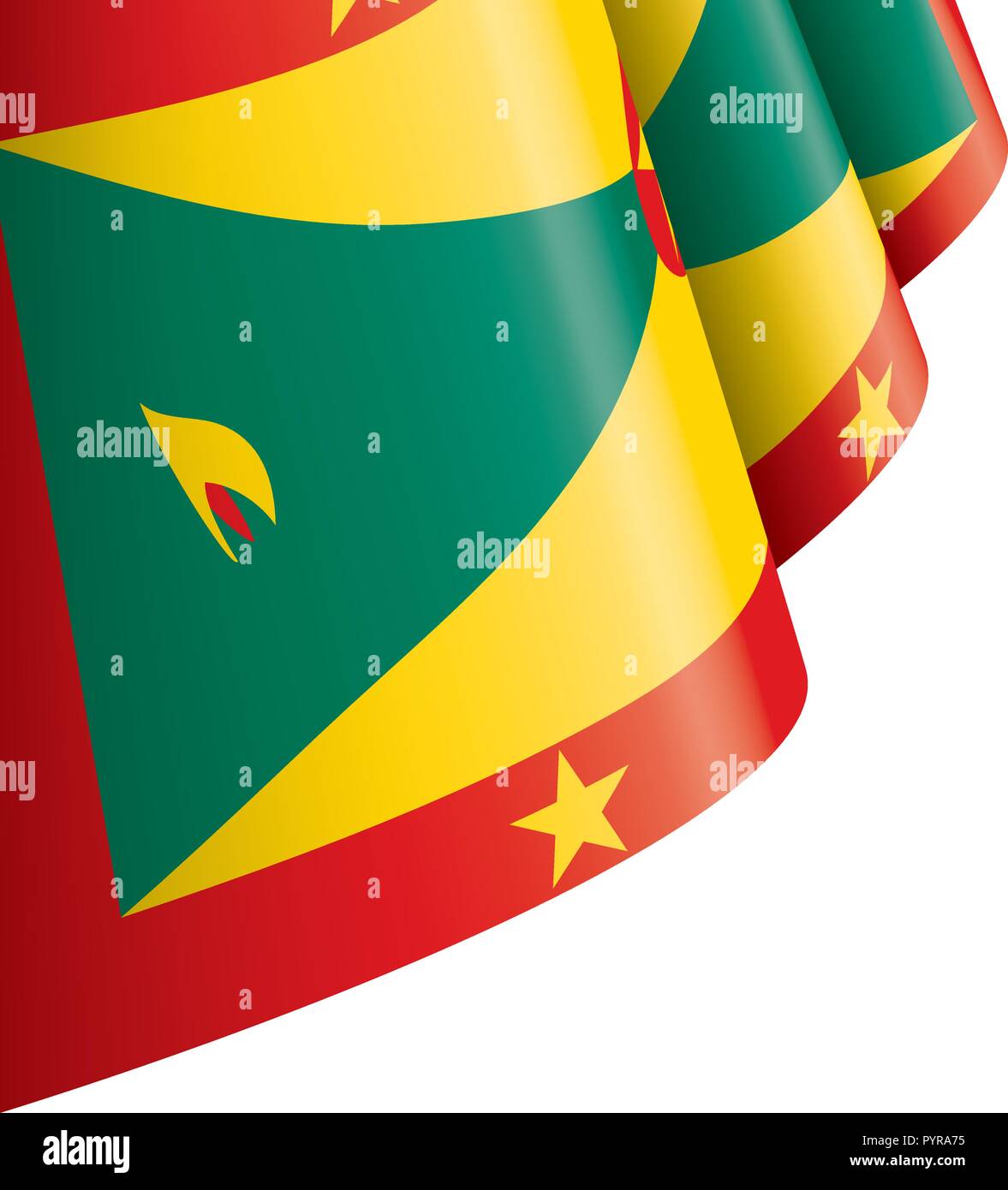 Flag grenada 3d waving Stock Vector Images - Alamy