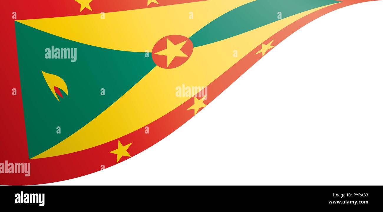 Grenada national flag waving government Stock Vector Images - Alamy