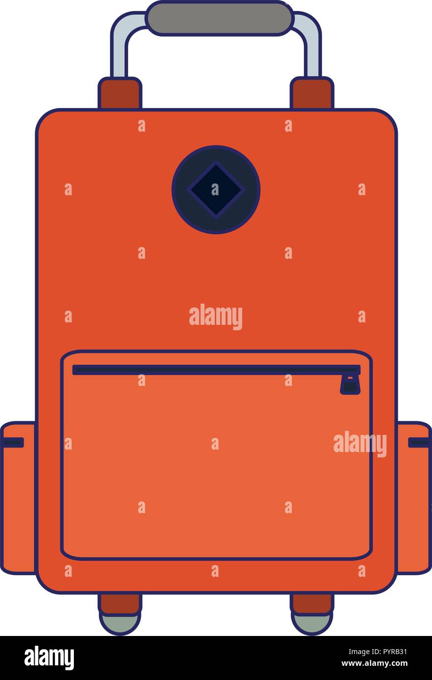 Travel big luggage symbol vector illustration graphic design Stock ...