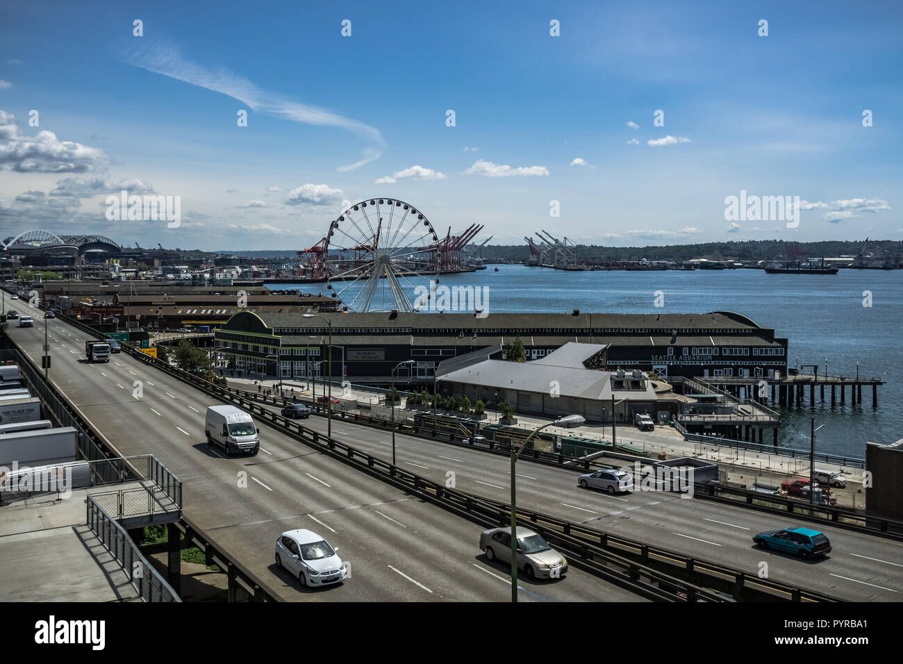 Seattle bay waterfront downtown town city hi-res stock photography and ...