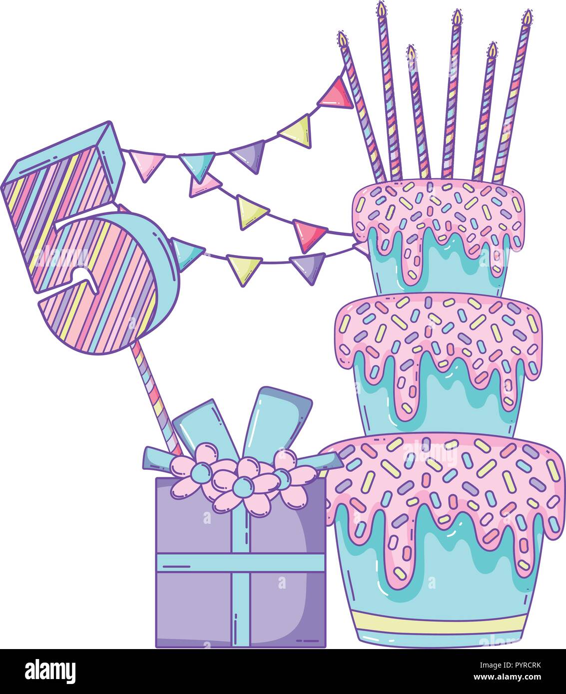 Happy birthday cartoons Stock Vector Image & Art - Alamy