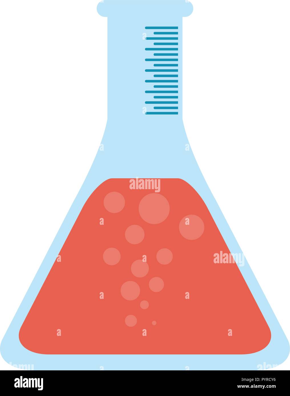 Chemistry flask symbol vector illustration graphic design Stock Vector ...