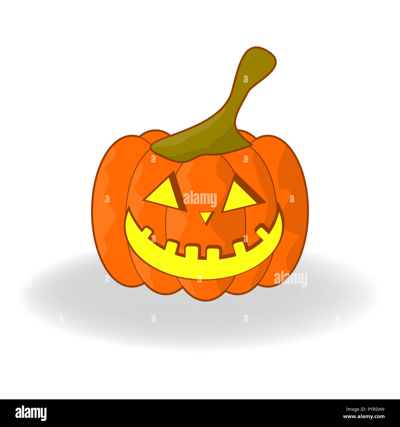Pumpkin Icon Symbol Design. Vector illustration of pumpkin isolated on ...
