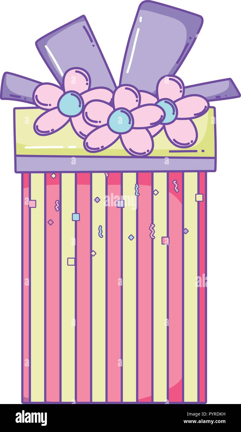 Birthday giftbox cartoon Stock Vector Image & Art - Alamy