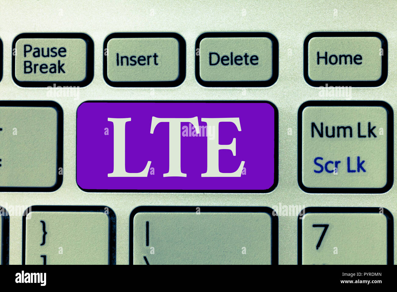 Word writing text Lte. Business concept for A 4G mobile communications ...