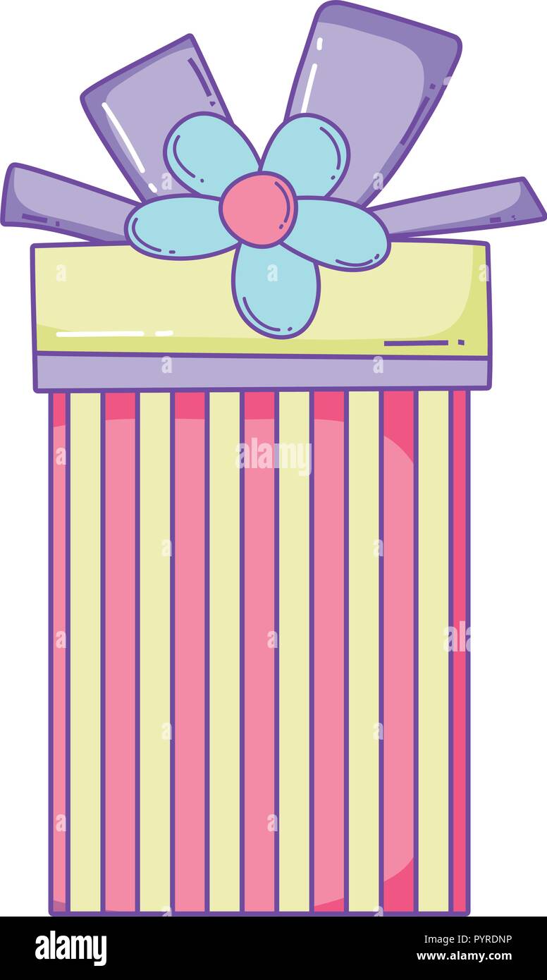 Birthday giftbox cartoon Stock Vector Image & Art - Alamy