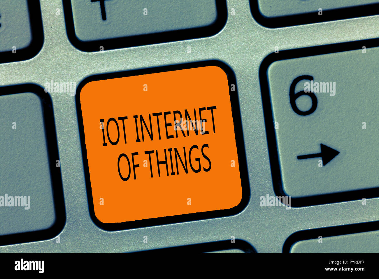 Writing note showing Iot Internet Of Things. Business photo showcasing ...