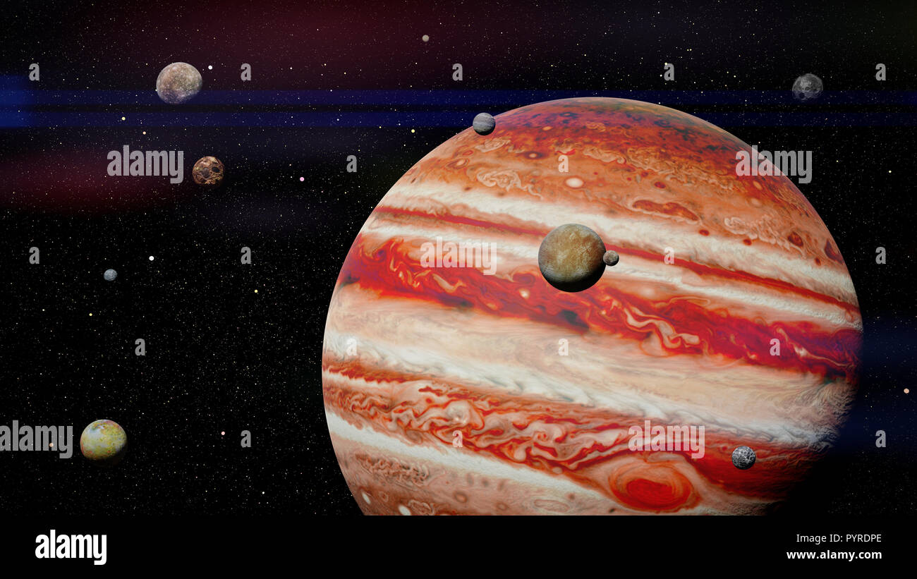 Jupiter moons hi-res stock photography and images - Alamy