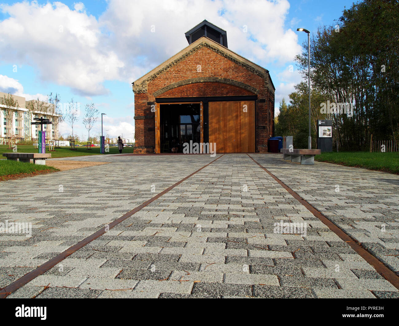 View of the Engine Shed Student's Union at the New University of ...