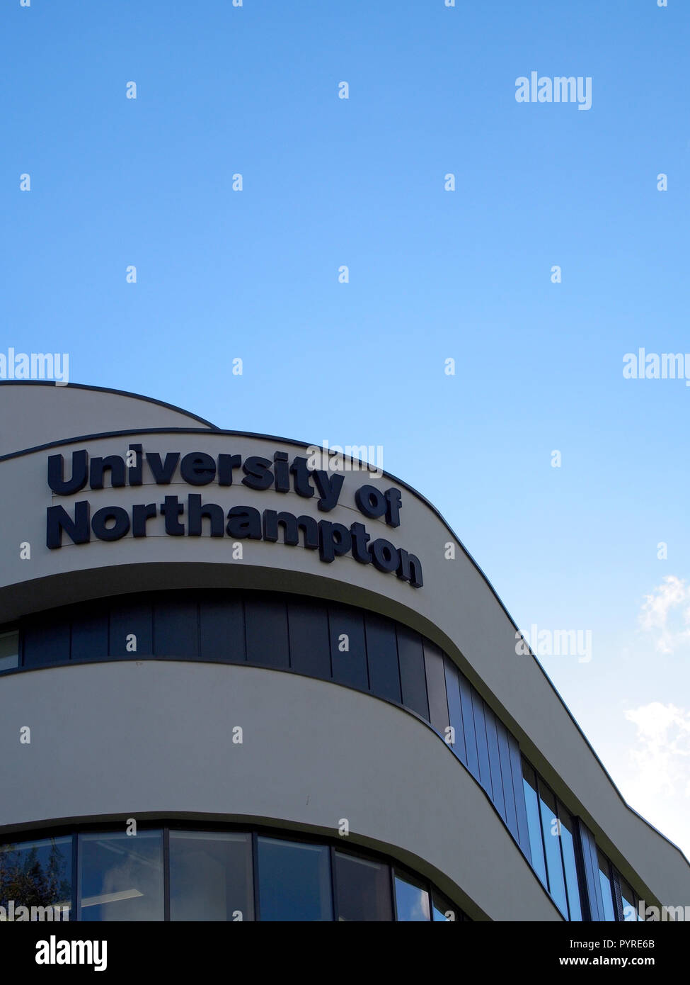 View of the New University of Northampton Waterside Campus, Northampton ...