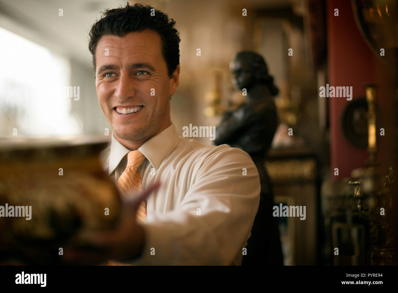 Portrait of a cheerful man Stock Photo - Alamy
