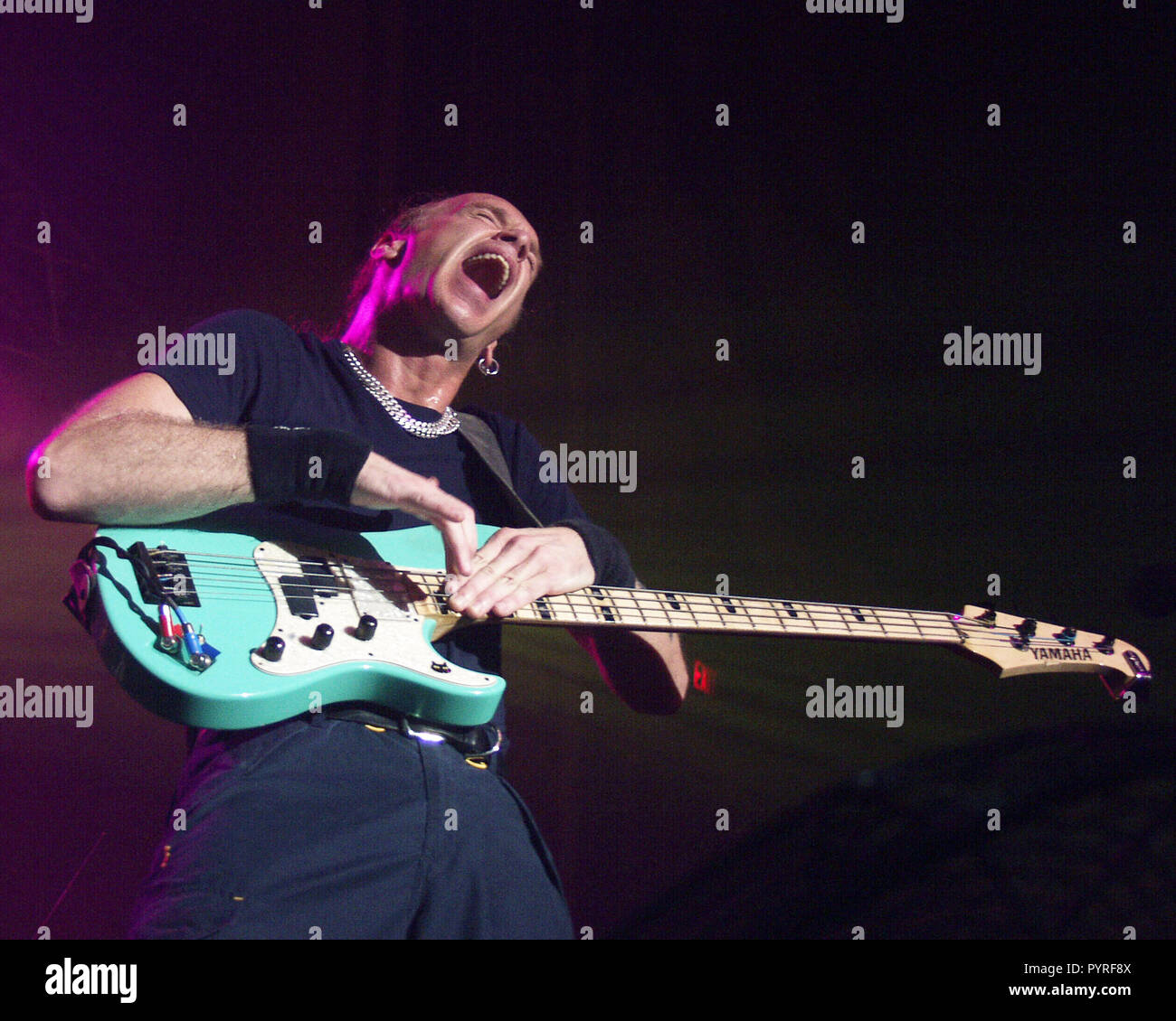 ATLANTA, GA - JULY 19: Bassist Billy Sheehan performs during the G3 ...