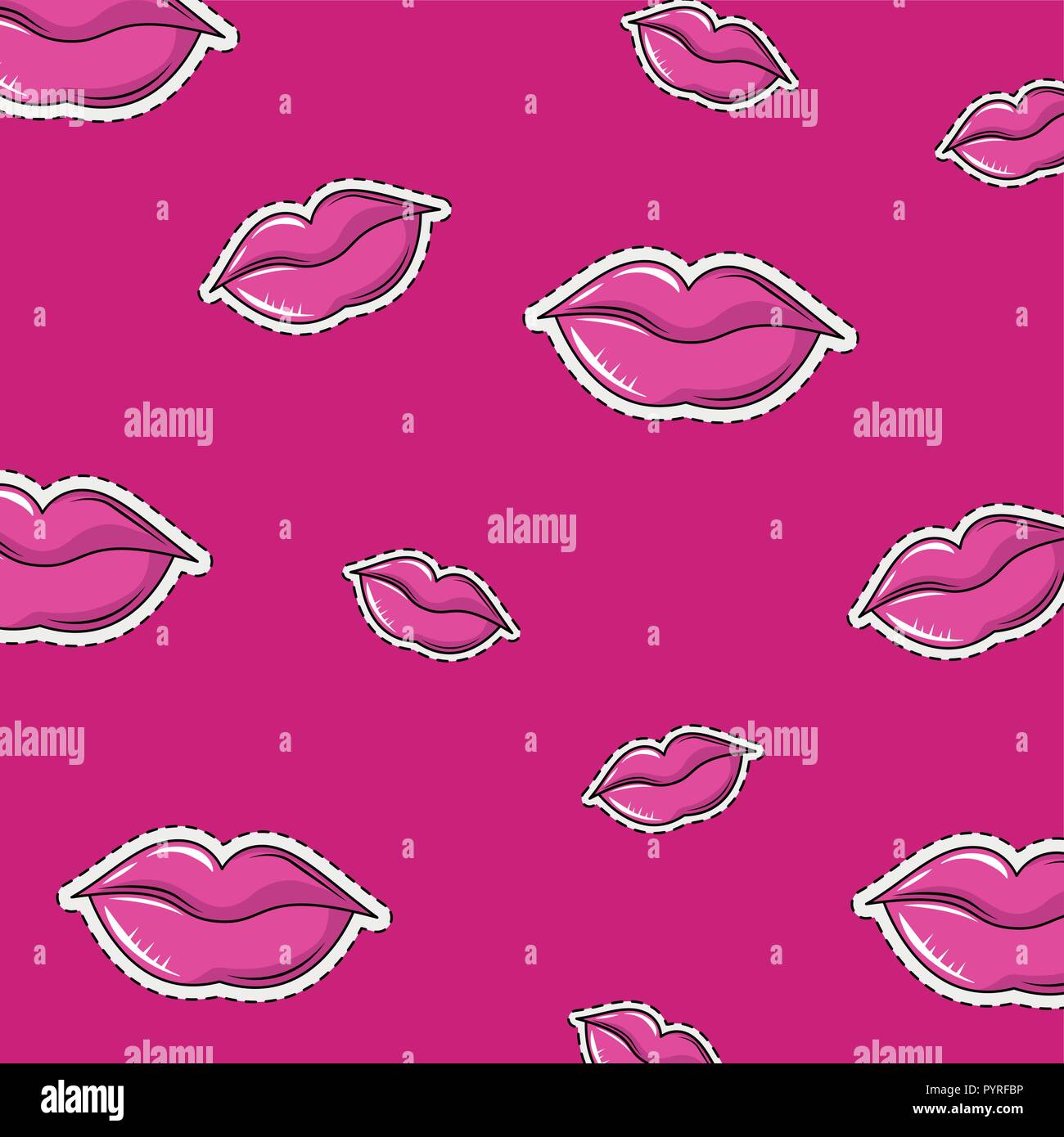 Giant kisses Stock Vector Images - Alamy