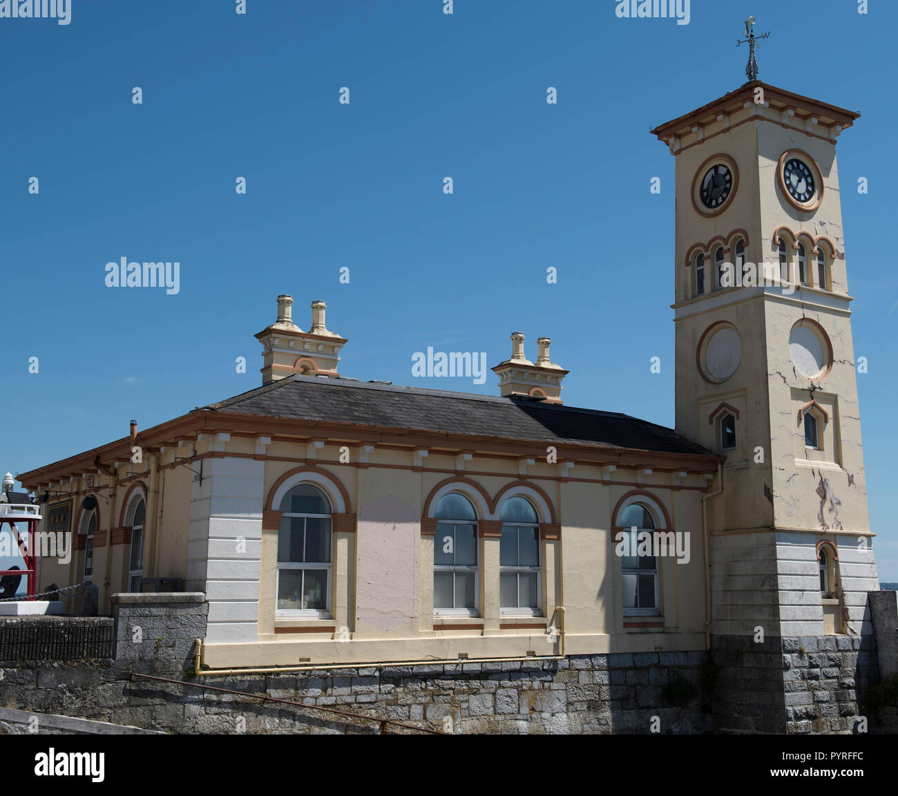 Cobh Old Town Hall and Clock Tower, Cobh, County Cork, Ireland Stock ...