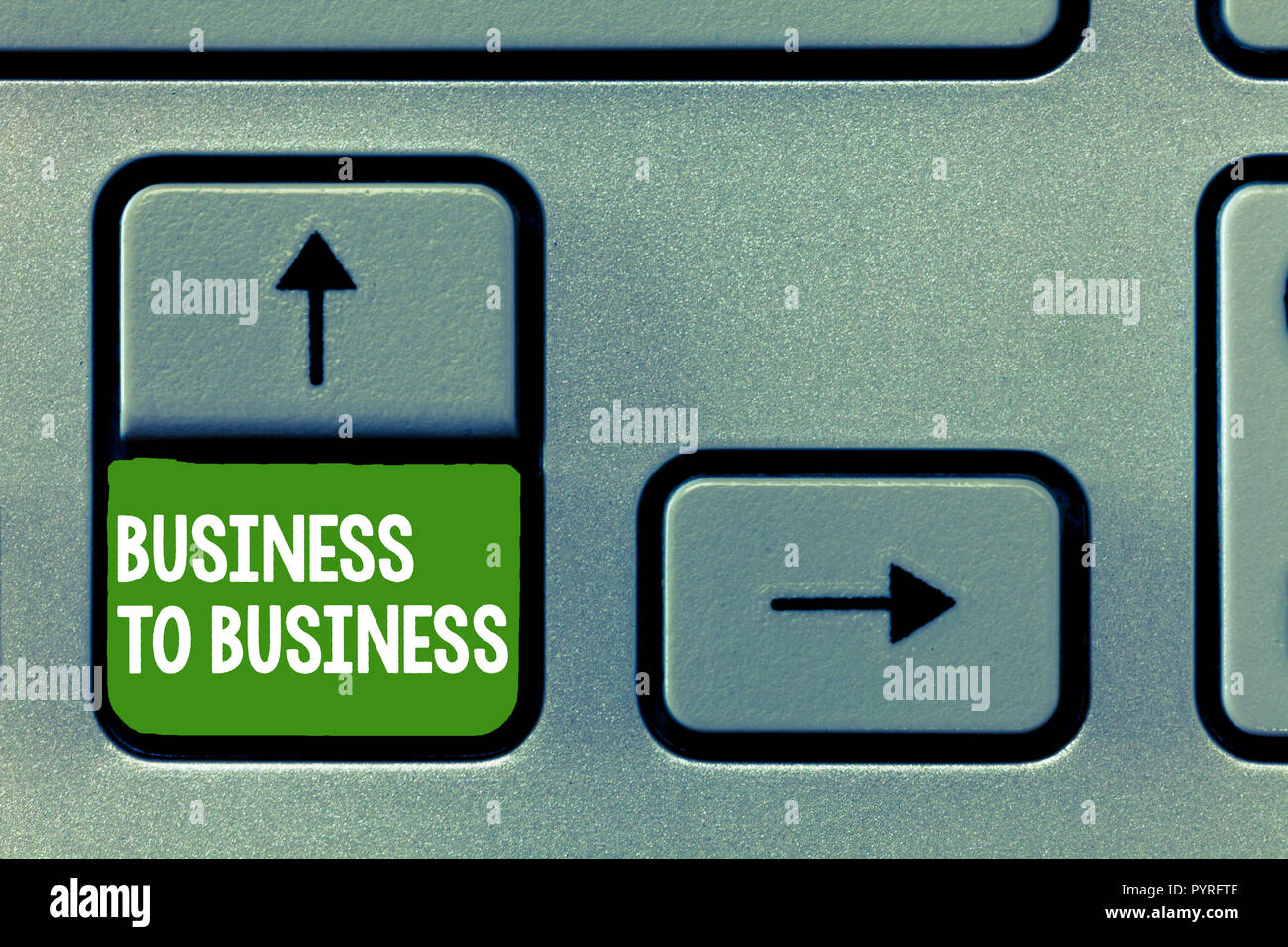 Text sign showing Business To Business. Conceptual photo Commercial ...