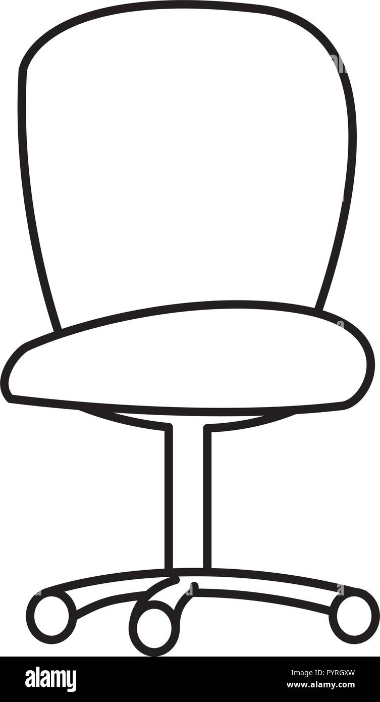 office chair isolated icon vector illustration design Stock Vector ...