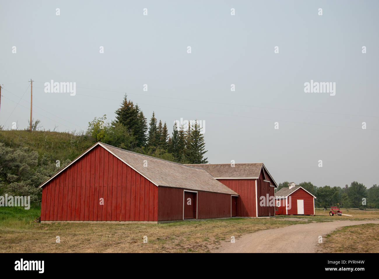 Equipment Shed at the Bar U Ranch, National Historic Site of Canada ...