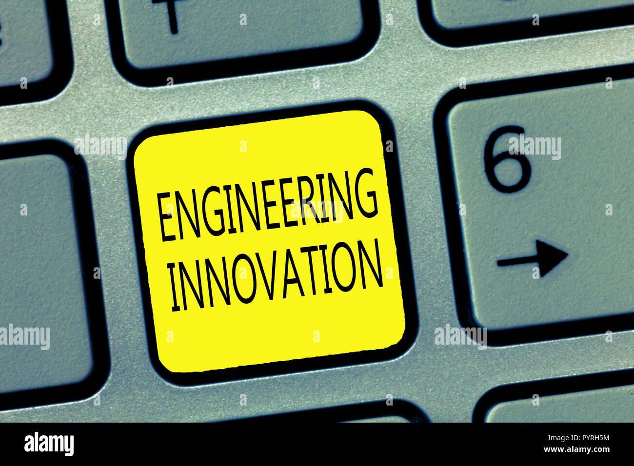 Handwriting text writing Engineering Innovation. Concept meaning ...