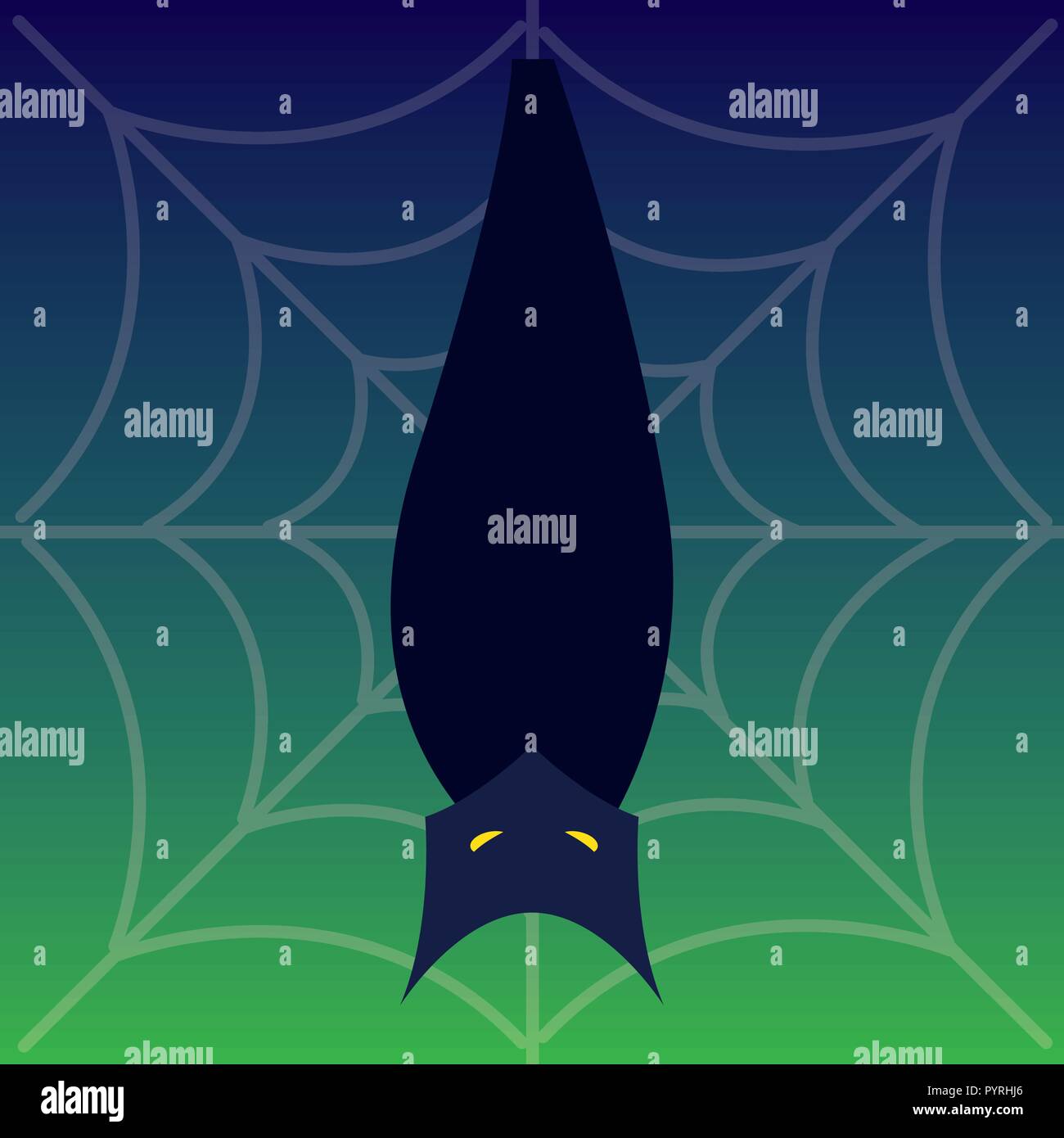 Sleeping bat silhouette clipart hi-res stock photography and images - Alamy