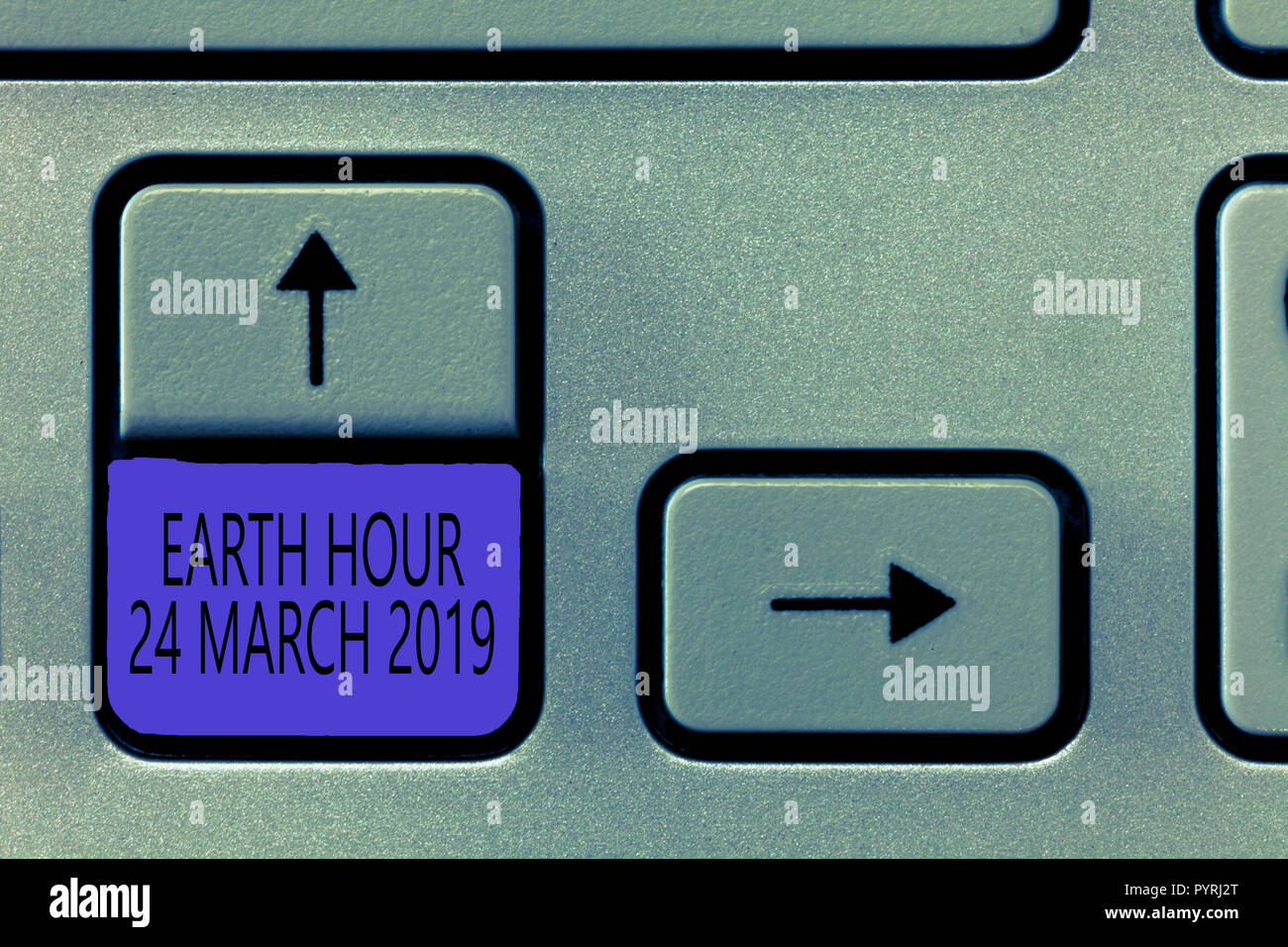 Conceptual hand writing showing Earth Hour 24 March 2019. Business ...