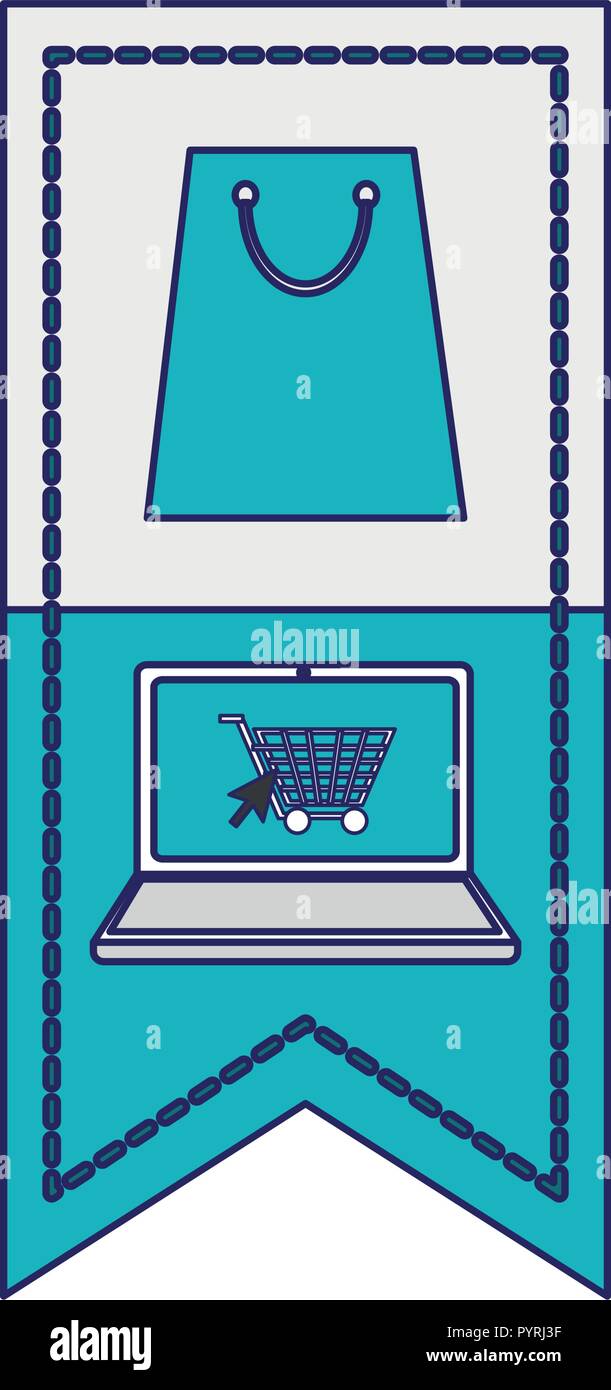 Blank Shopping tag vector illustration graphic design Stock Vector ...