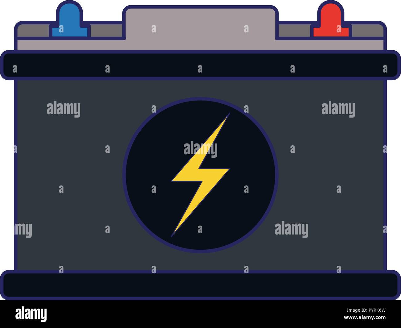 Car battery symbol isolated vector illustration graphic design Stock ...