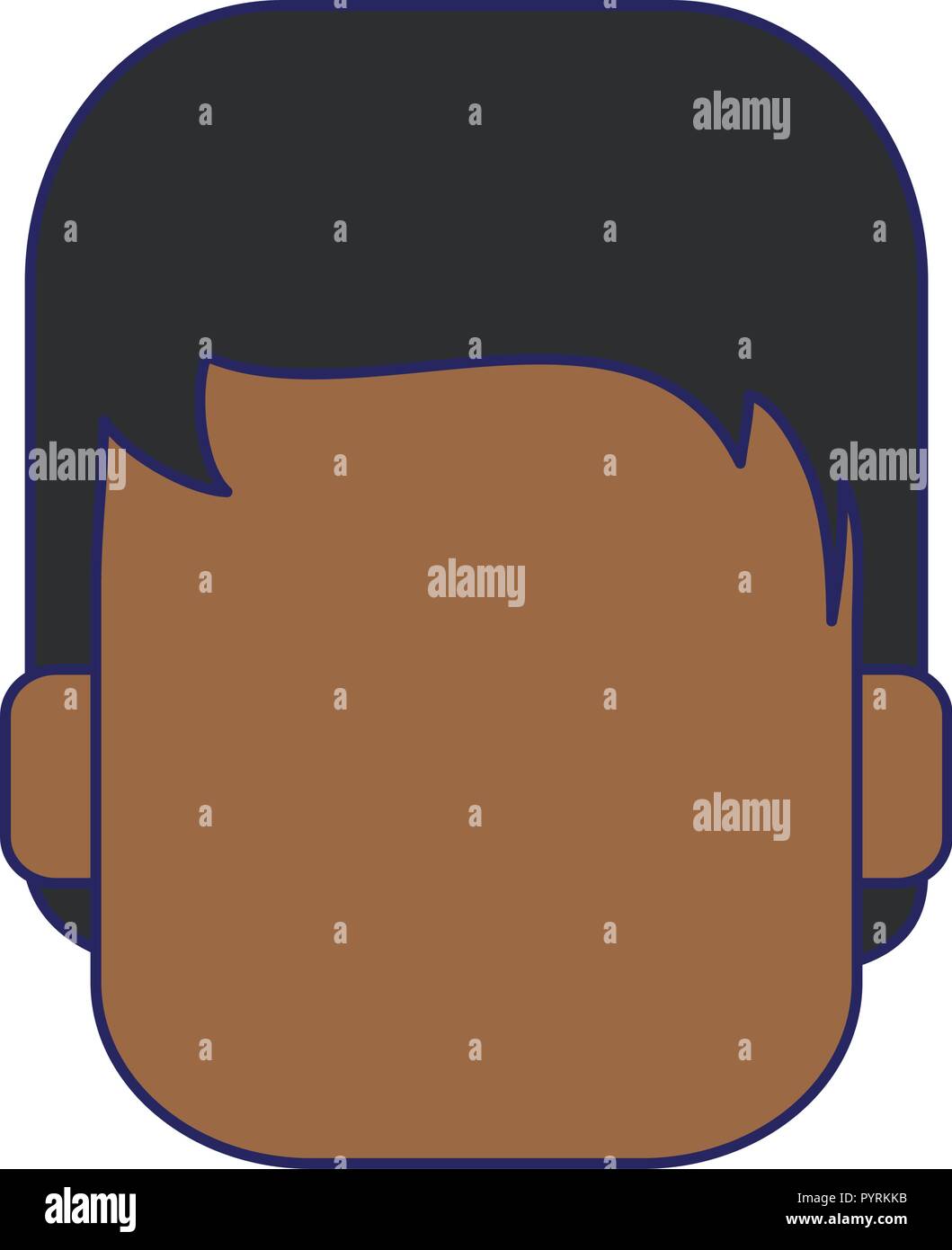 Man avatar faceless isolated vector illustration graphic design Stock ...