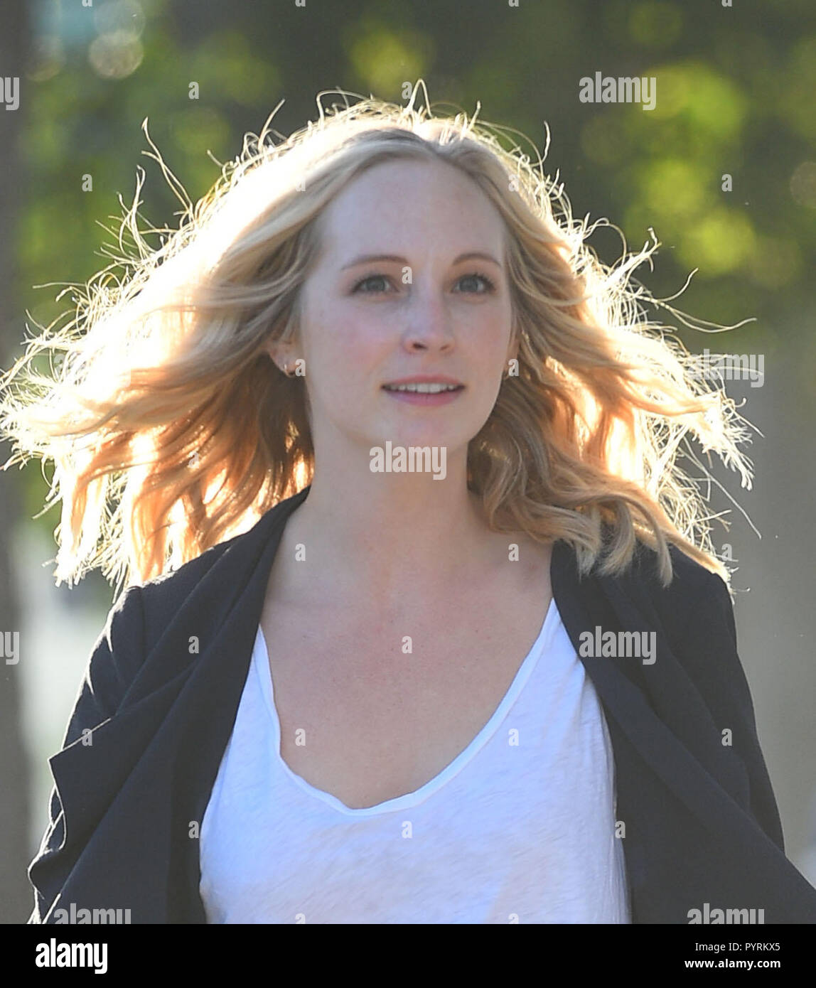 Candice King is having a lot of fun while out and about in Los Angeles ...