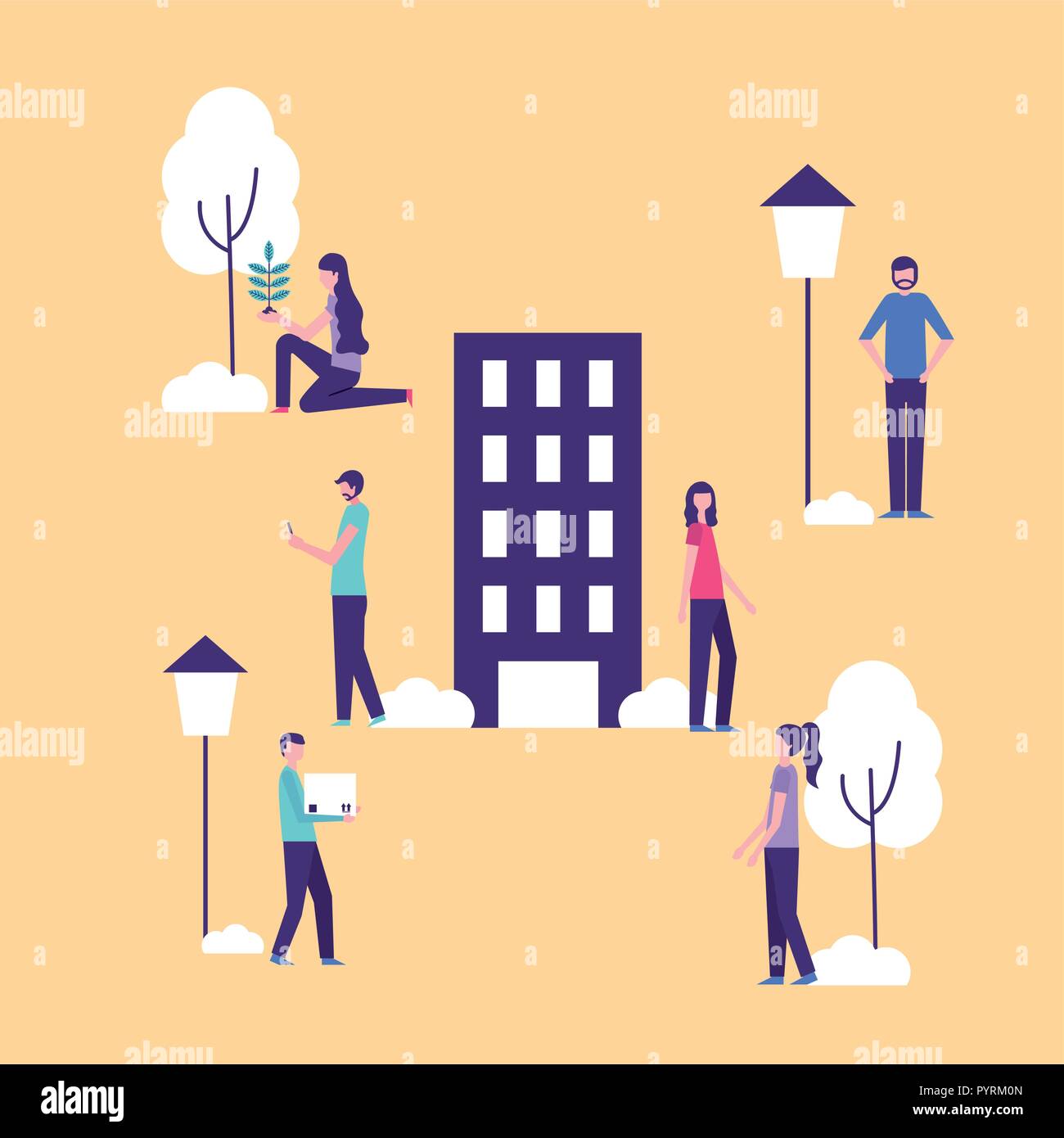 community people activity Stock Vector Image & Art - Alamy