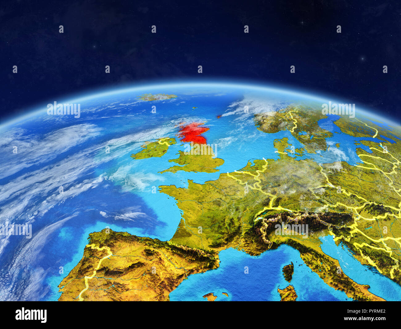 Independent scotland map hi-res stock photography and images - Alamy