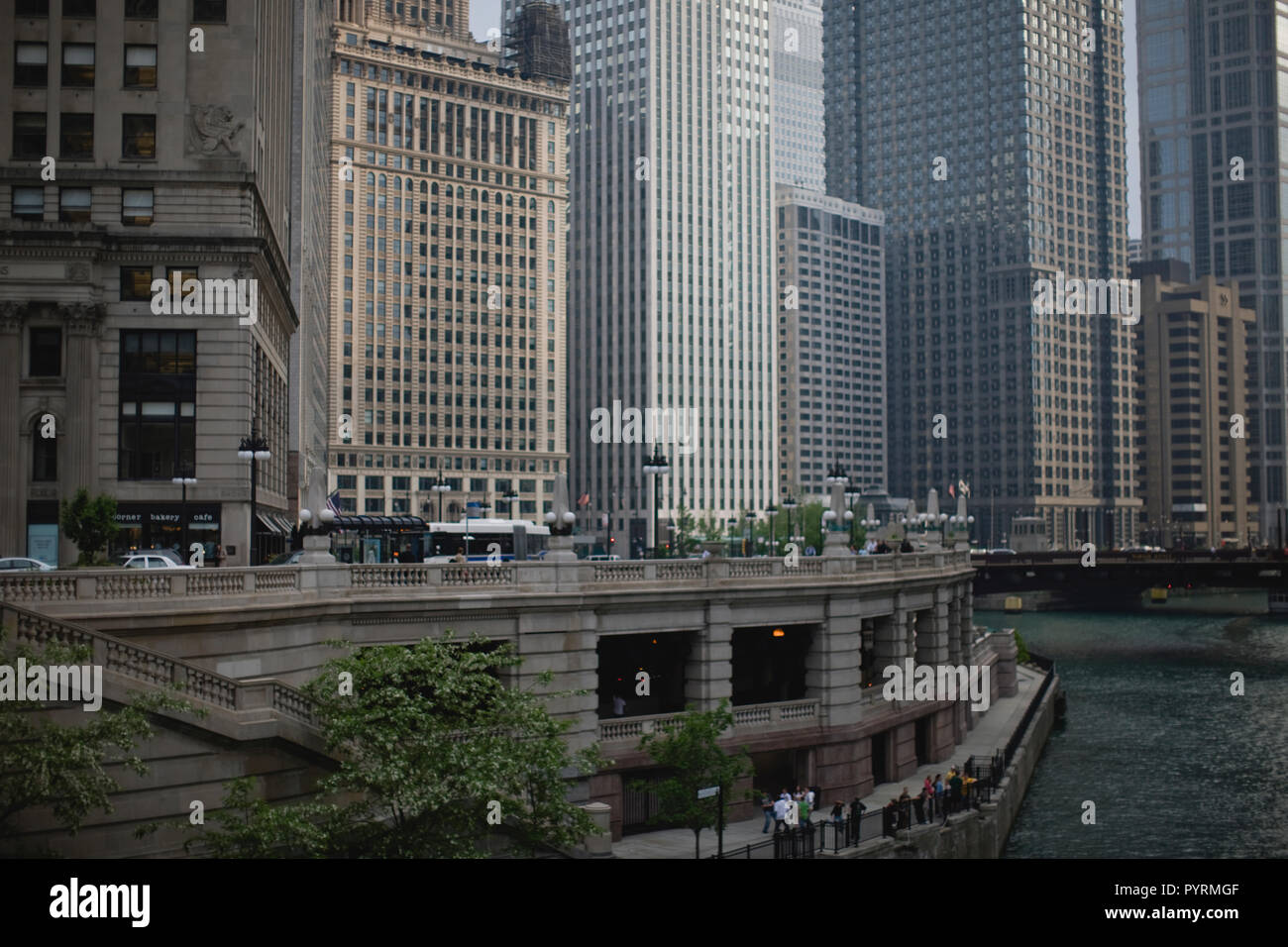 River running through a city district Stock Photo - Alamy