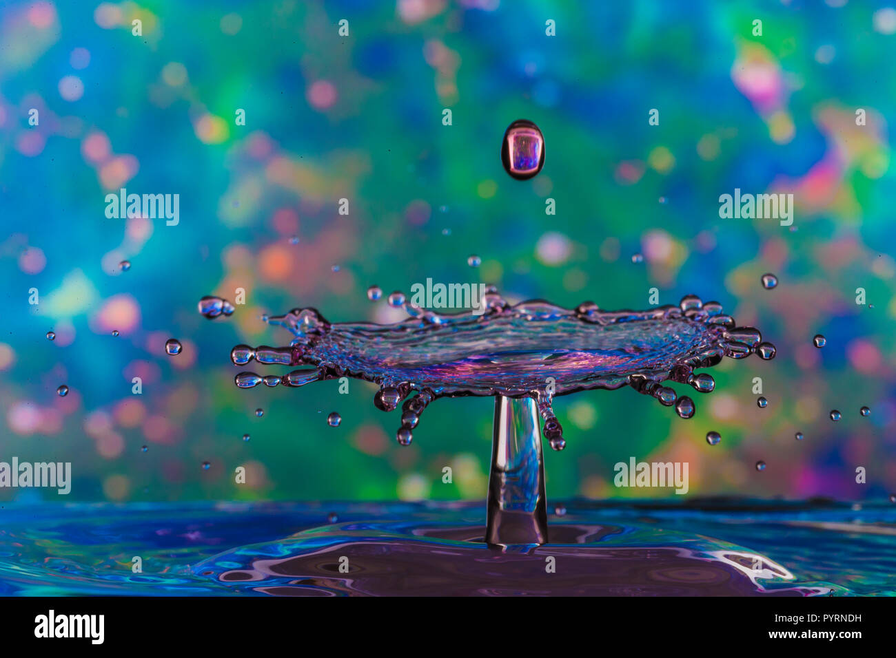 splash drop art water drops Stock Photo - Alamy
