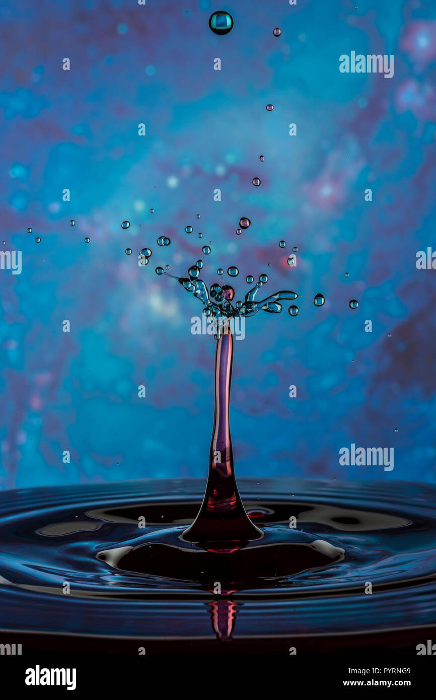 splash drop art water drops Stock Photo - Alamy